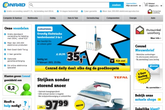 Webwinkel Conrad.nl opent tijdelijke virtuele winkels in Enschede | BNR Nieuwsradio