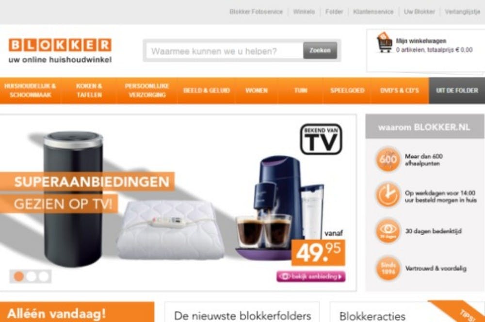 Blokker opent nieuwe webshop en fysieke afhaalpunten | BNR Nieuwsradio