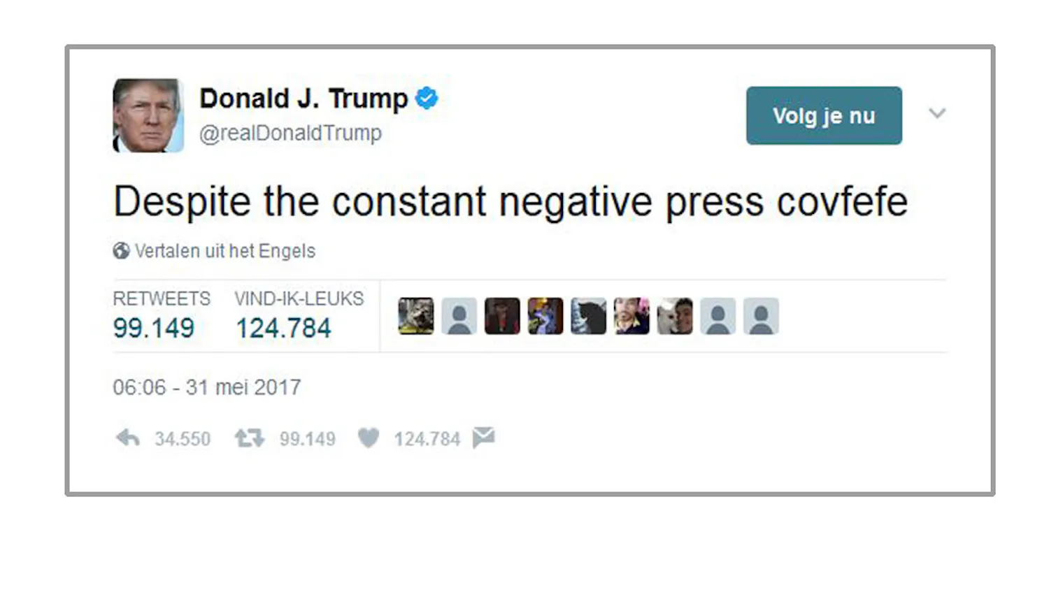 Perschef Trump: Covfefe heeft wel degelijk een betekenis | BNR Nieuwsradio